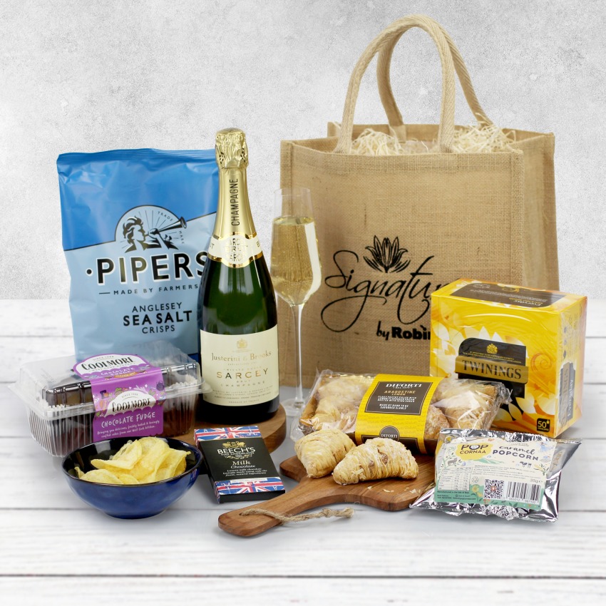 Afternoon Tea Hamper with Champagne | Robinson's Flowers | All Hampers